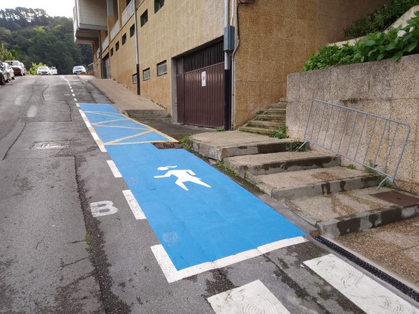 Se han realizado obras para mejorar la accesibilidad peatonal