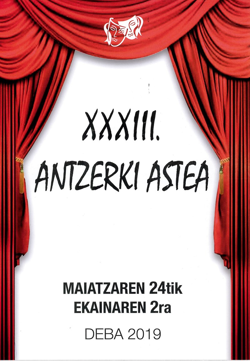 Debako XXXIII. Antzerki Astea, maiatzaren 24tik ekainaren 2ra